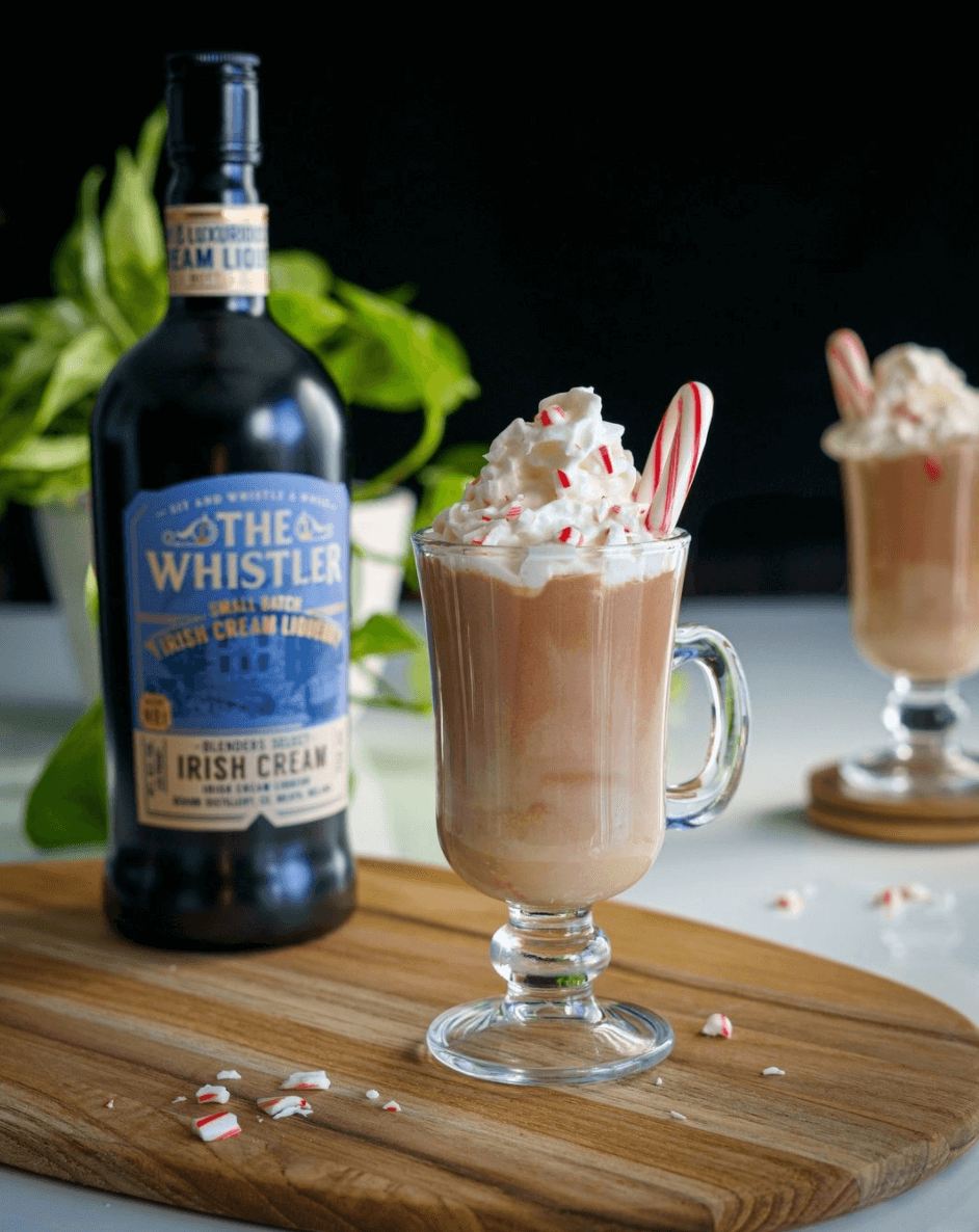 Boozy Irish Hot Chocolate - The Whistler Whiskey